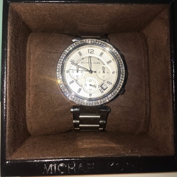 Michael Kors | Jewelry | Michael Kors Silver Watch | Poshmark
